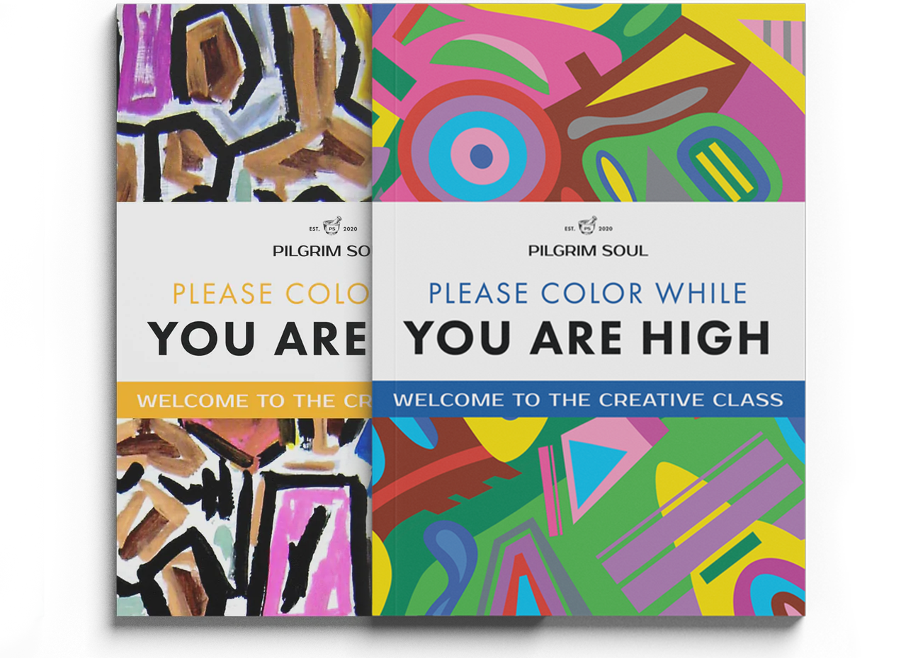 Adult Coloring Book Bundle - Color Vol 1 + 2 – Pilgrim Soul Creative